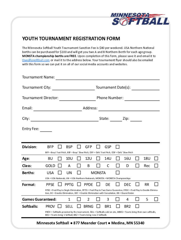 Fillable Online cdn1.sportngin.comattachmentsdocumentYOUTH TOURNAMENT ...