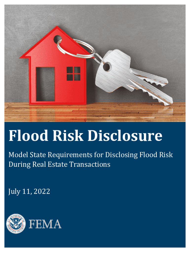 Fillable Online Flood Risk Disclosure - Model State Requirements for ...