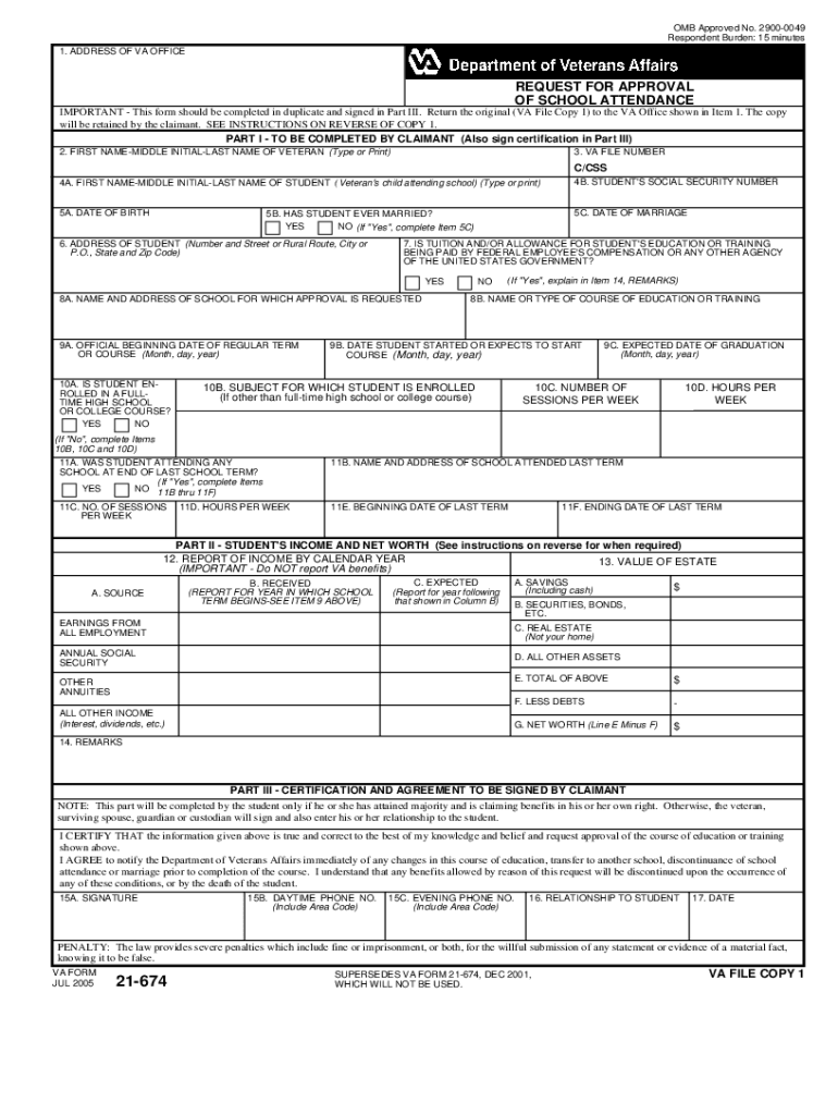 Fillable Online va-form-21-674.docx - OMB Approved No. 2900-0049 ...