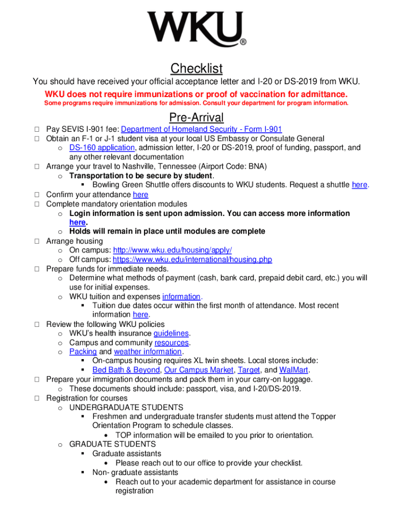 Fillable Online www.wku.edu international application ...