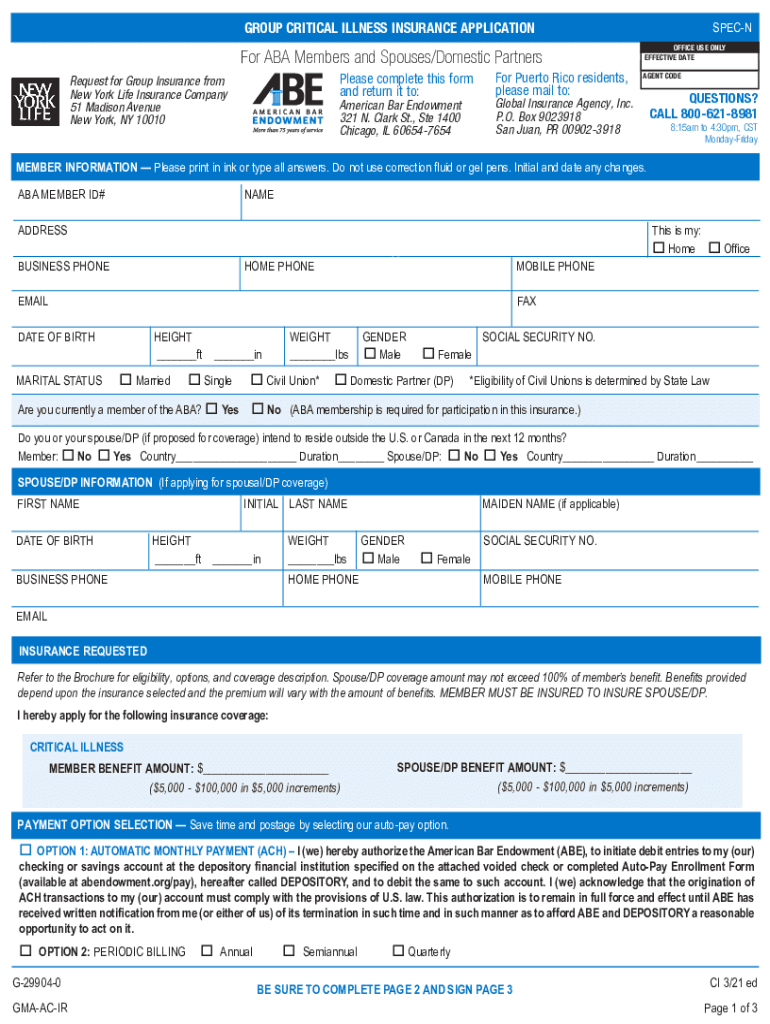 Fillable Online abendowment.org wp-content uploadsFor ABA Members ...