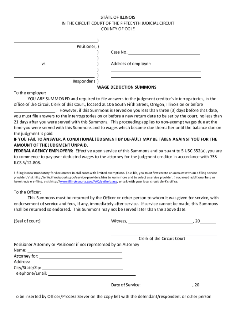 Fillable Online www.formsworkflow.comformdetailsWage Deduction ...