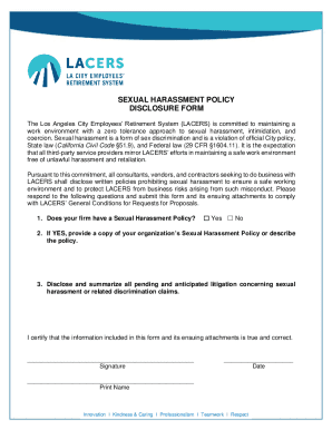 Fillable Online Workplace Sexual HarassmentState of CaliforniaEmployee ...