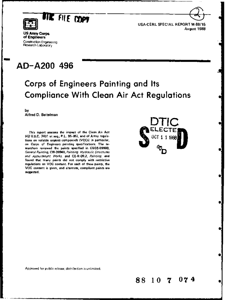 Fillable Online www.publications.usace.army.milUSACEUSACE Publications - Engineer Regulations ...