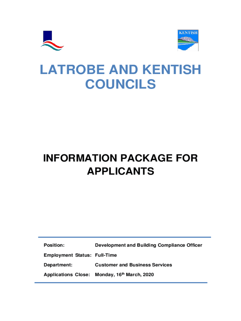 Fillable Online www.kentish.tas.gov.audataassetsKENTISH AND LATROBE ...