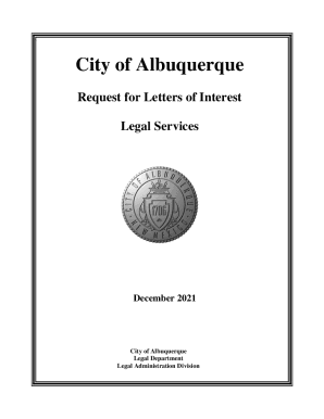 Fillable Online www.cabq.govdfadocumentsRequest for Letters of Interest ...