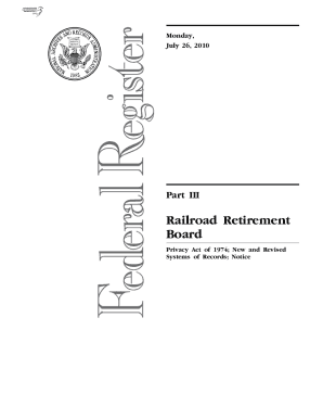 Fillable Online Railroad Retirement Board Fax Email Print - pdfFiller