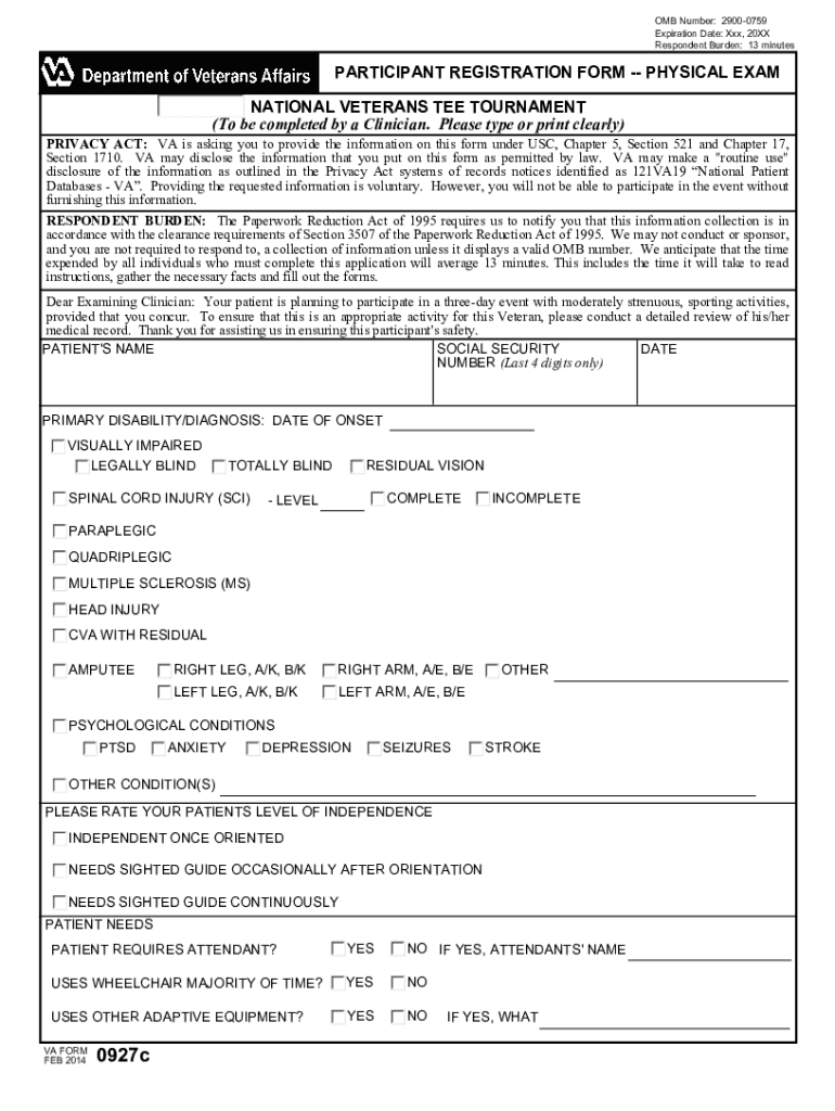 Fillable Online www.pdffiller.com466569123--VA-Form-0928cFillable ...