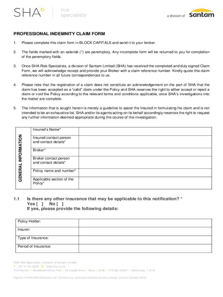 Fillable Online www.starassurance.comdocumentsPROFFESIONALPROFESSIONAL ...