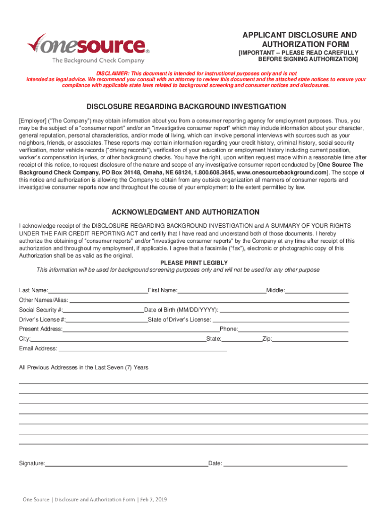 Fillable Online yorkpublic.orgwp-contentuploadsDisclosure and Authorization - York Public ...