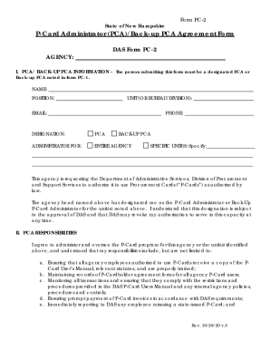 Fillable Online www.pca.orgsitesdefaultAGREEMENT REGARDING USE OF ...