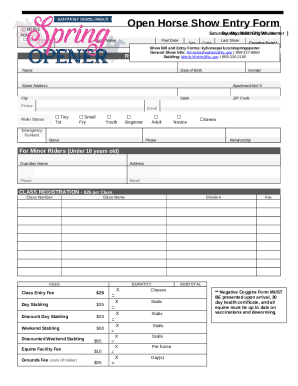 Horse Foaling, Birth and Pregnant Mare Care Doc Template | pdfFiller