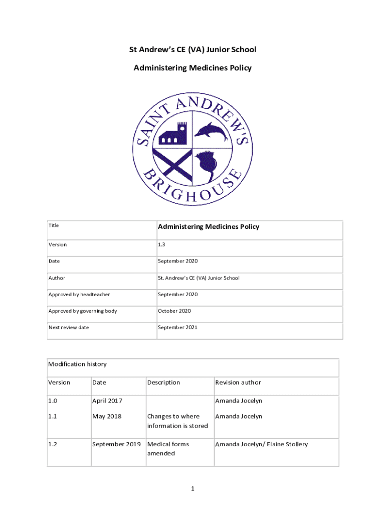 Fillable Online standrewsschoolct.orgparentsstudentsformsSt. Andrews ...