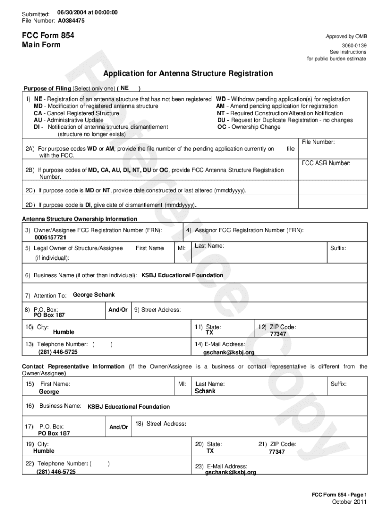 Fillable Online File Number: A0384475 Fax Email Print - pdfFiller