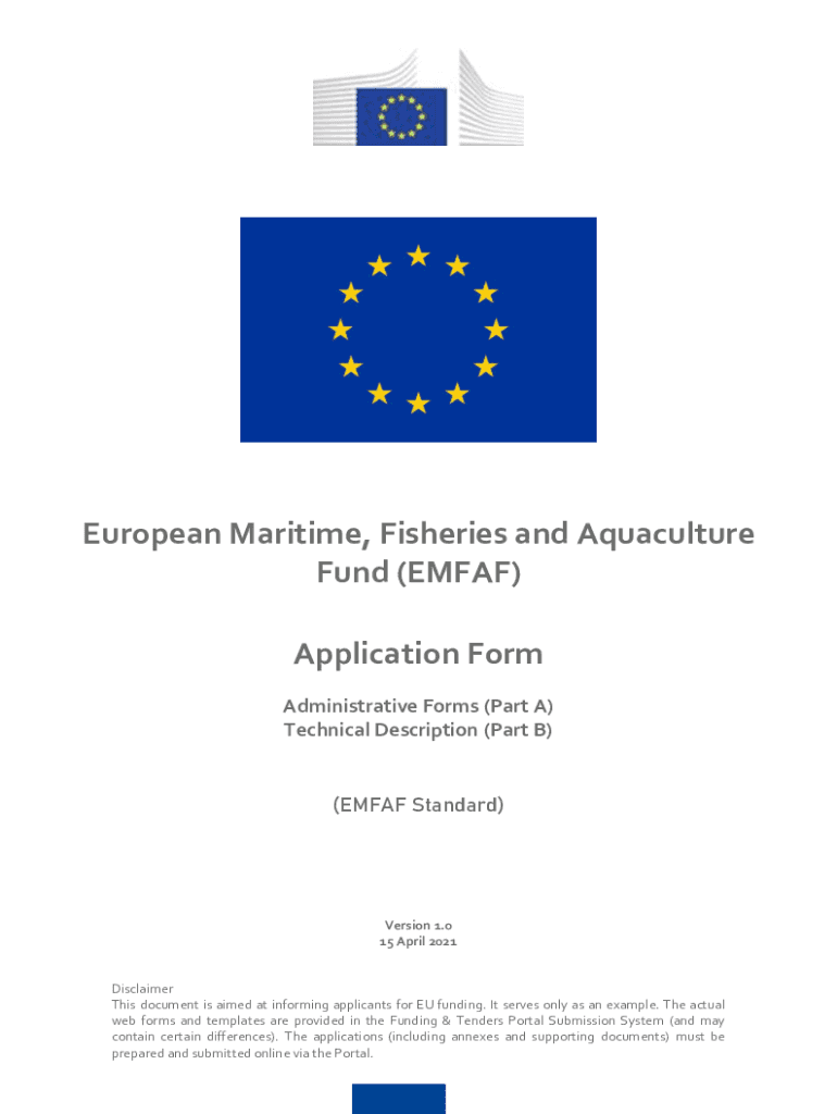 Fillable Online ec europa European Maritime, Fisheries and Aquaculture ...
