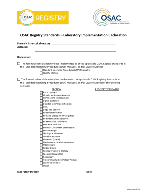 Fillable Online www.nist.govdocumentosac-registryOSAC Registry ...