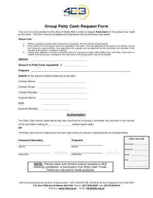 Fillable Online FREE 5+ Petty Cash Requisition Forms in PDFFREE 8 ...