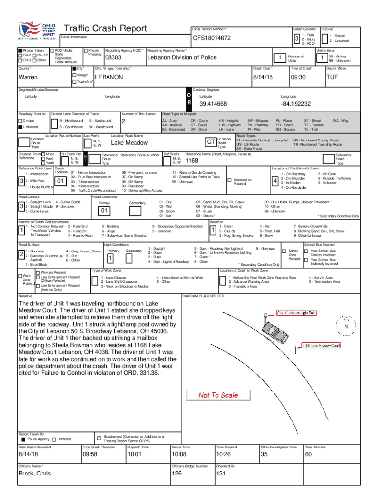 Fillable Online www.flhsmv.govtraffic-crash-reportsTraffic Crash ...