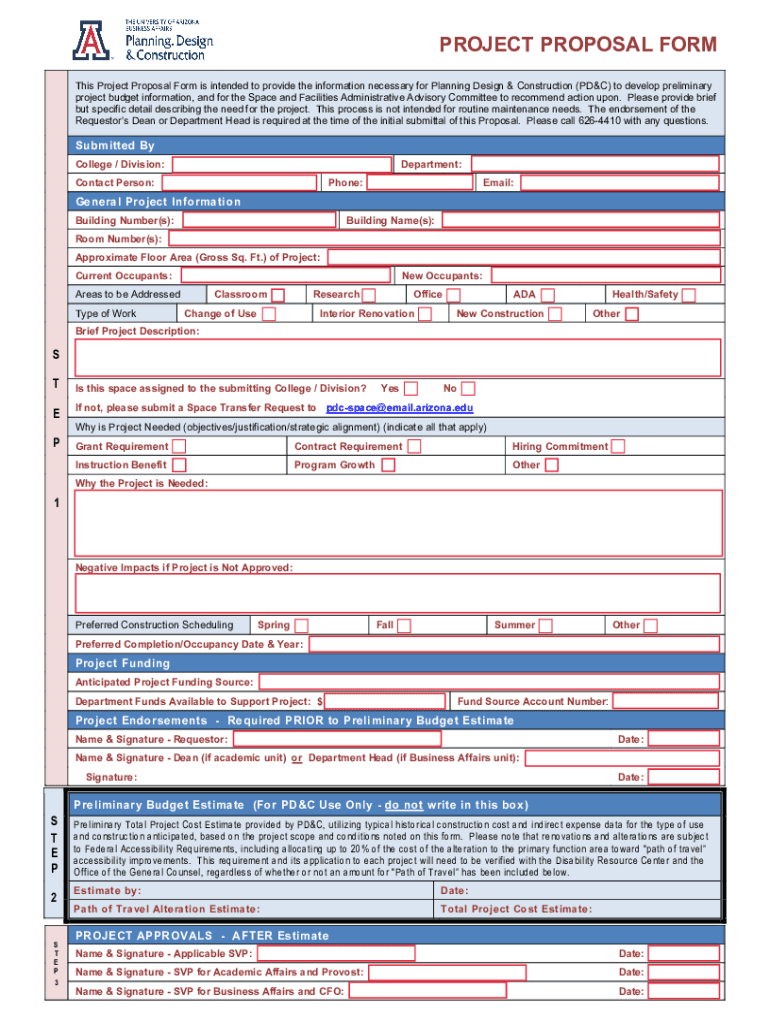 Fillable Online www.smartsheet.comfree-project-proposal-templates17 ...