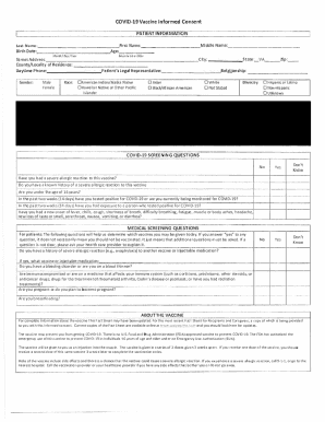 Fillable Online www.cdc.gov vaccines covid-19CHILD COVID-19 Consent ...