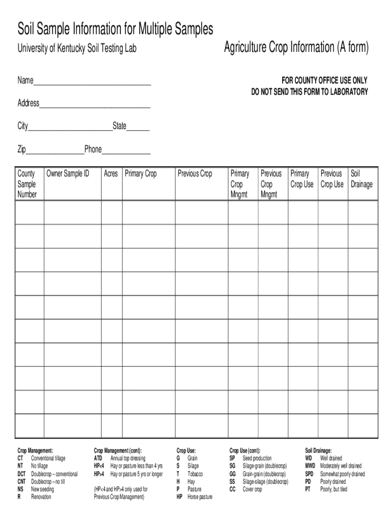 Fillable Online Log Sheet for Multiple Agricultural Samples. Log Sheet ...