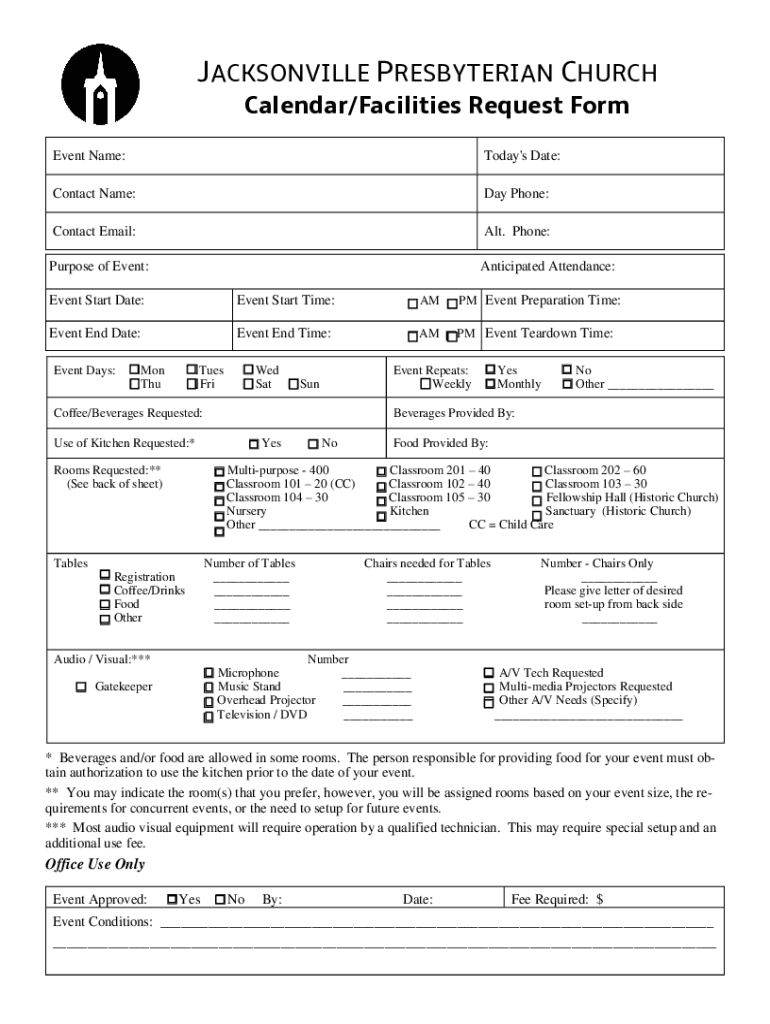 Fillable Online uploads-ssl.webflow.com5cf402d842008187614a7550JACKSONVILLE PRESBYTERIAN CHURCH ...