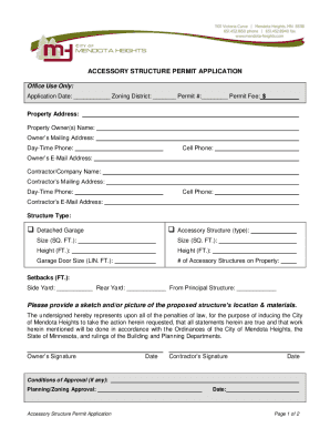 Fillable Online ACCESSORY STRUCTURE PERMIT APPLICATION - Sumner County ...