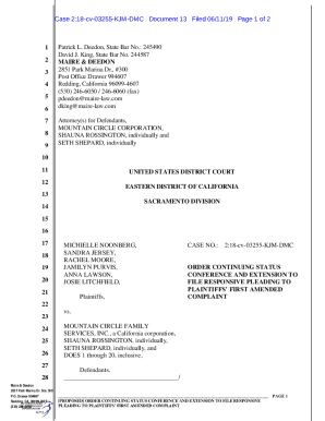 Fillable Online Pleading Template. 36 line with alternating header and ...