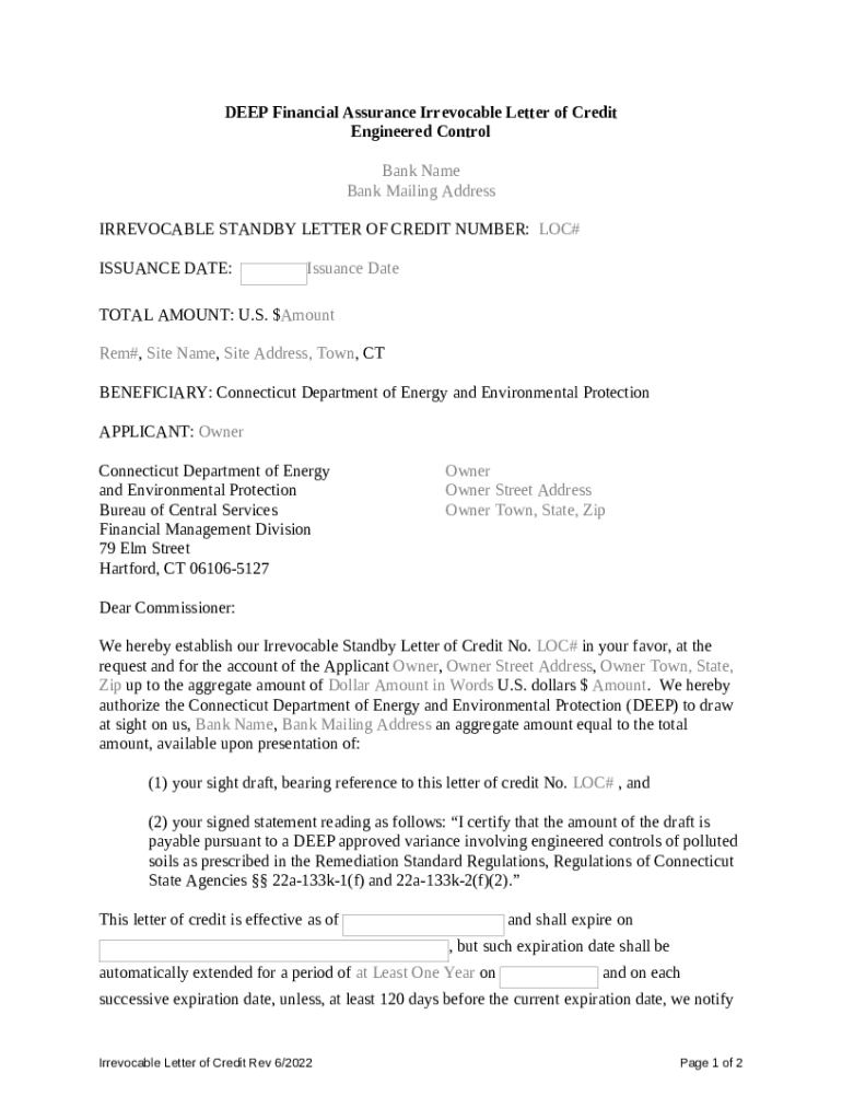 portal.ct.gov-mediaEngineered Control Financial Assurance Cover Letter ...
