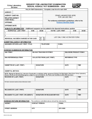Fillable Online wsp wa Request for Laboratory Examination - Sexual ...