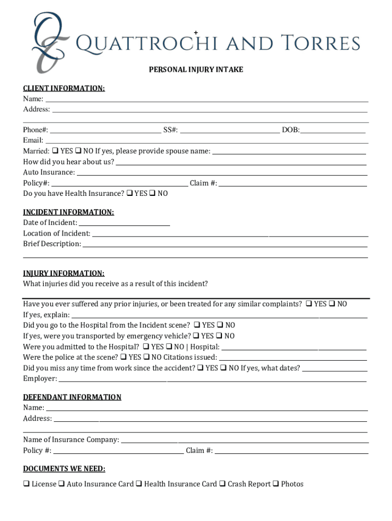 Fillable Online docplayer.net1876817-Attorneys-at-law-clientAttorneys at Law. Client Intake Form ...