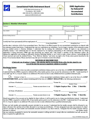 Fillable Online West Virginia Consolidated Public Retirement Board ...