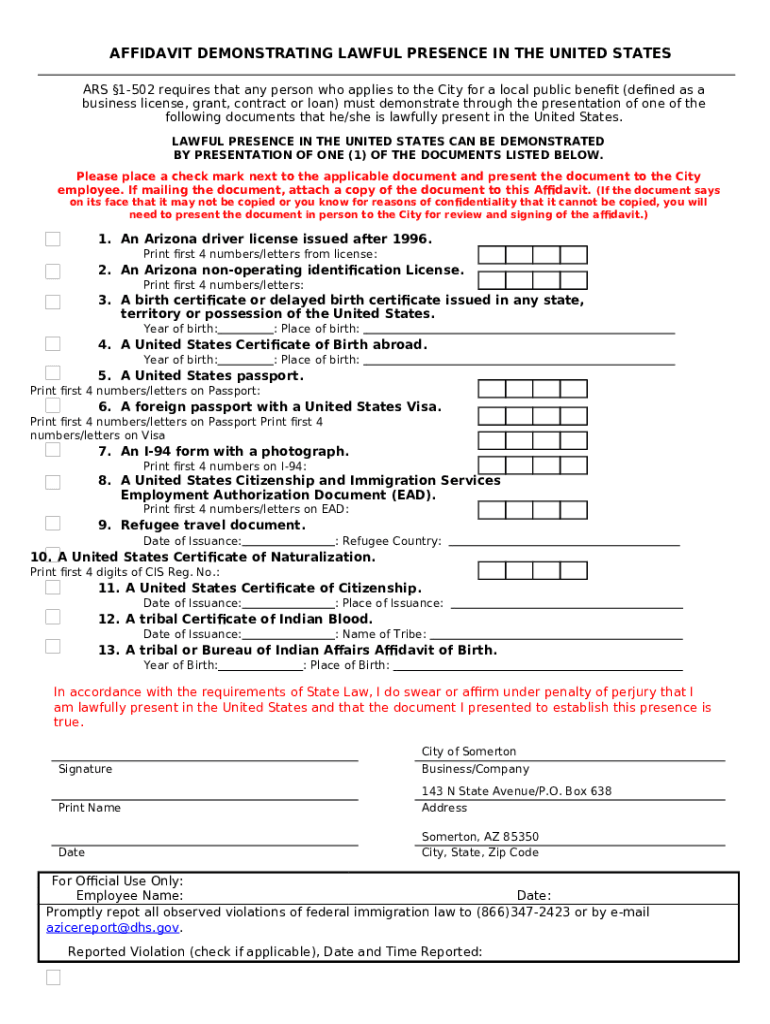 documents.goamp.comLawful-presence-affidavitLAWFUL PRESENCE NOTARIZED ...