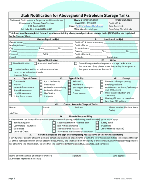 Fillable Online documents.deq.utah.gov environmental-responseUst Forms ...
