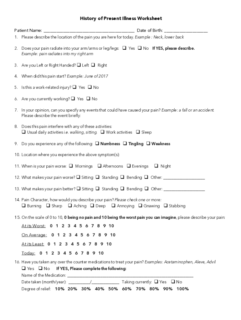 Fillable Online HPI-Worksheet.docx Fax Email Print - pdfFiller