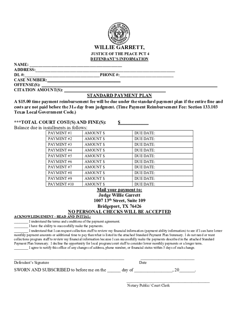 Fillable Online Financial Agreement Form Fax Email Print - pdfFiller