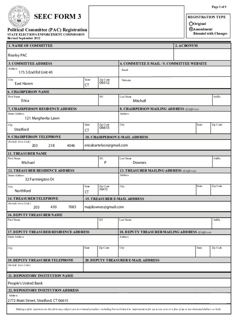 Fillable Online seec ct ACRONYM Fax Email Print - pdfFiller