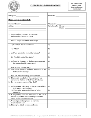 Fillable Online FedEx Freight Claim Form Instructions and Frequently ...