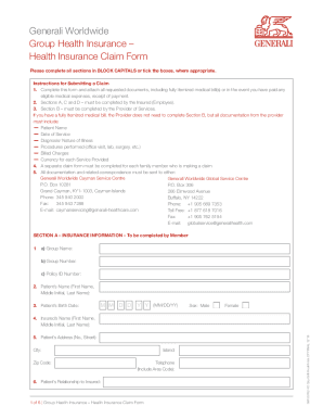 Fillable Online www.generali-healthcare.comfilesmanagedGenerali ...