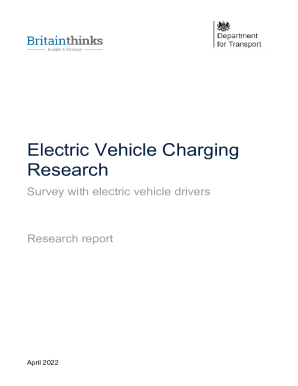 Fillable Online Electric Vehicle Charging Research. Survey with ...