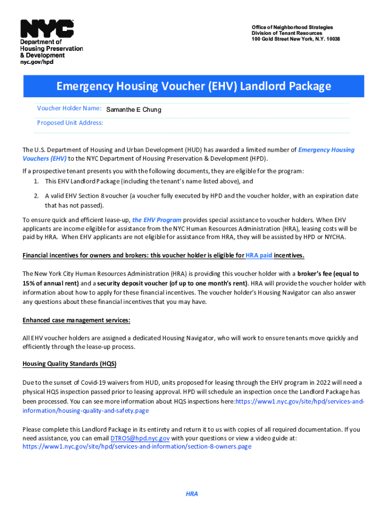 Fillable Online HPD Landlord Package Forms.pdf Fax Email Print - pdfFiller