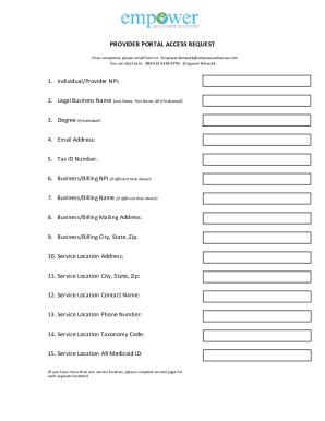 Fillable Online National Provider Identifier (NPI) Application A Step ...