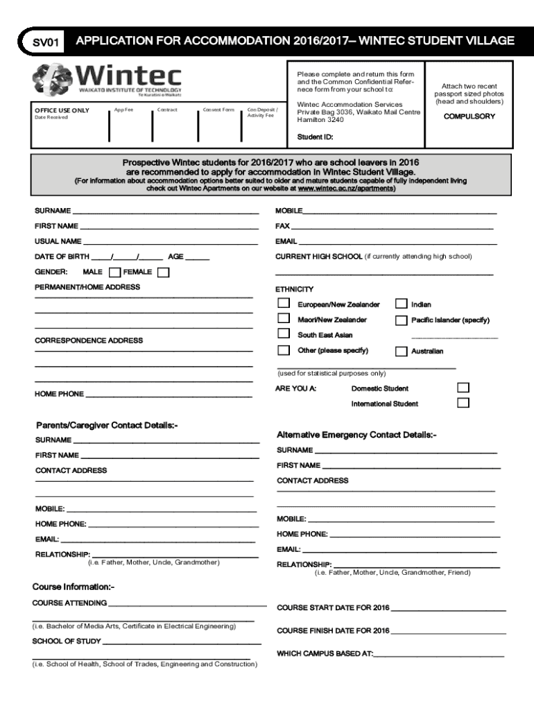 Fillable Online aewintecsitefinity blob core windows SV01 APPLICATION ...