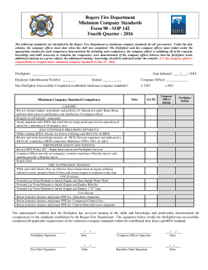 Fillable Online rogersar.govDocumentCenterViewSOP 142, FORM 90 Minimum ...