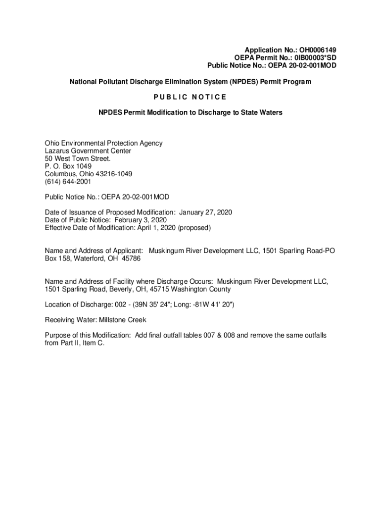 Fillable Online wwwapp epa ohio wwwapp.epa.ohio.gov dsw ...