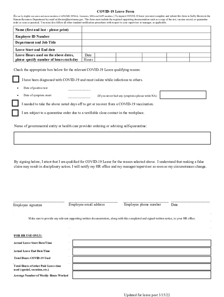 Fillable Online www.msa.state.mn.ususerfiles3Paid COVID-19 Leave ...