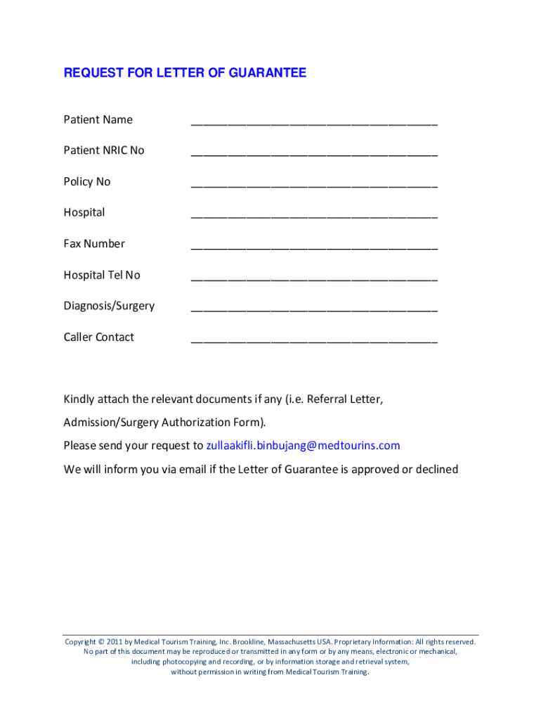 Fillable Online 5+ Medical Request Letter Templates in PDFDOCFree9 ...