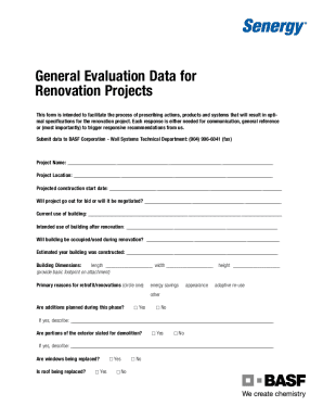 Fillable Online Project Inspection form for Renovation. This form is ...