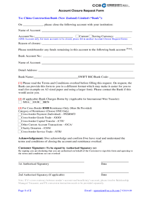 Fillable Online authorzilla.comWZd85account-closure-requestAccount ...