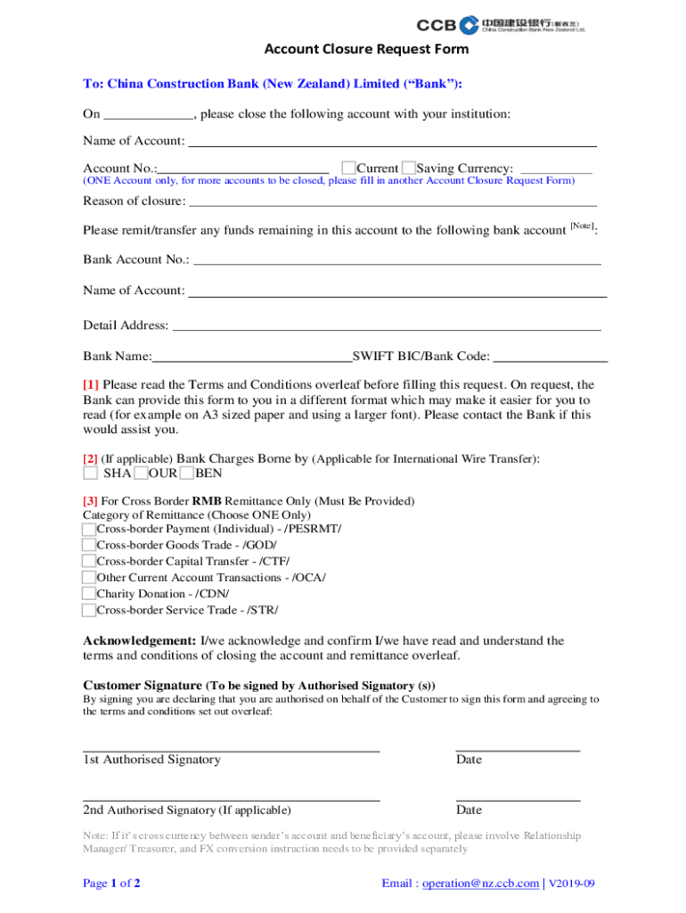 Fillable Online authorzilla.comWZd85account-closure-requestAccount ...